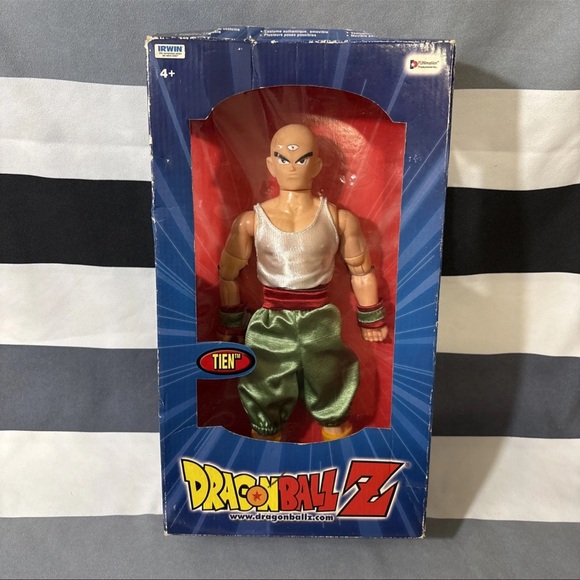 Irwin | Toys | Dragon Ball Z Tien Figure Green Pants White Top | Poshmark